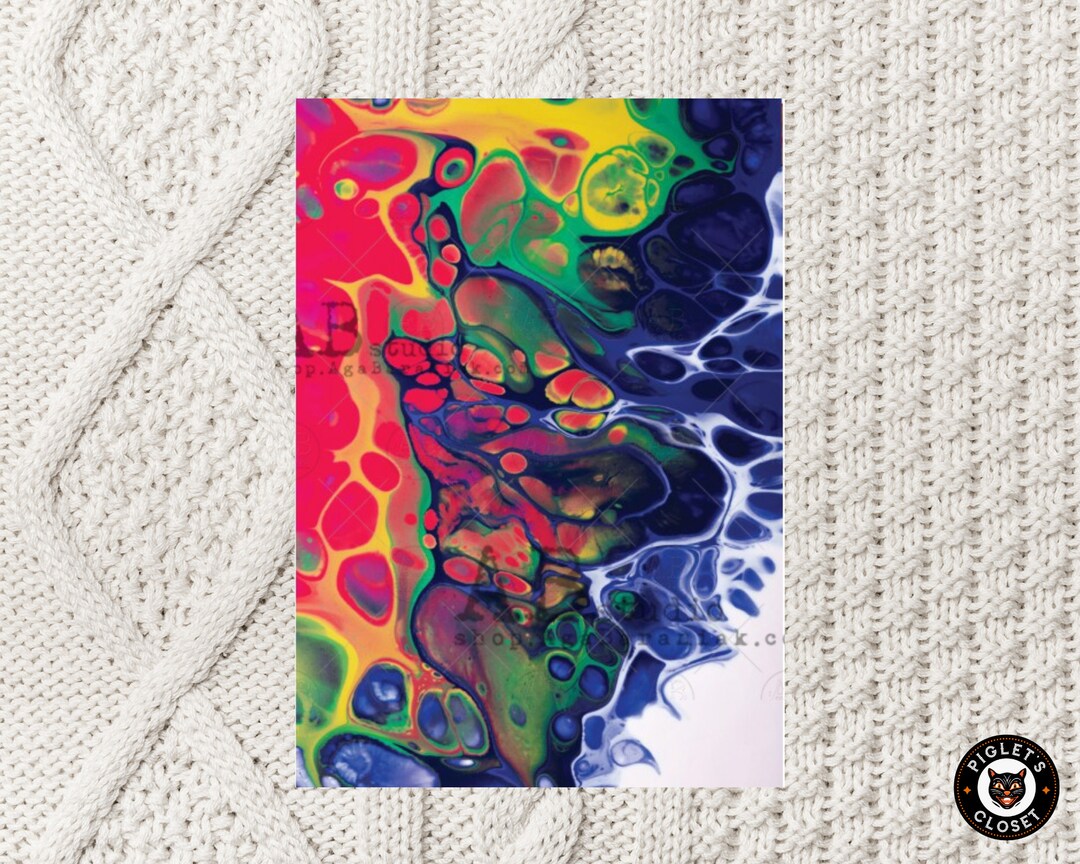 Paint Splatter | A4 Rice Paper | A4 Decoupage Paper | AB Studios ...