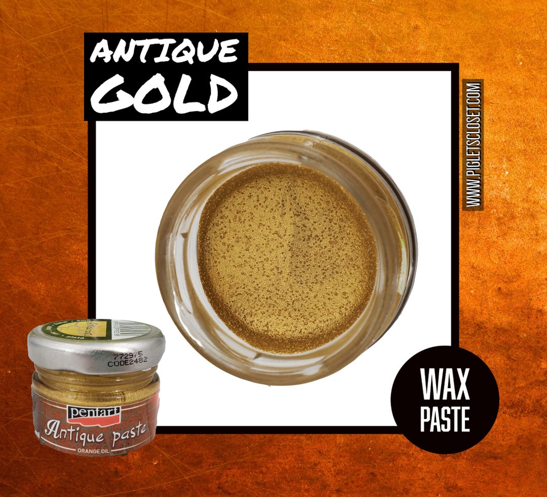 Gold Antique Paste Pentart Wax Oil Based Waxes Furniture - Etsy