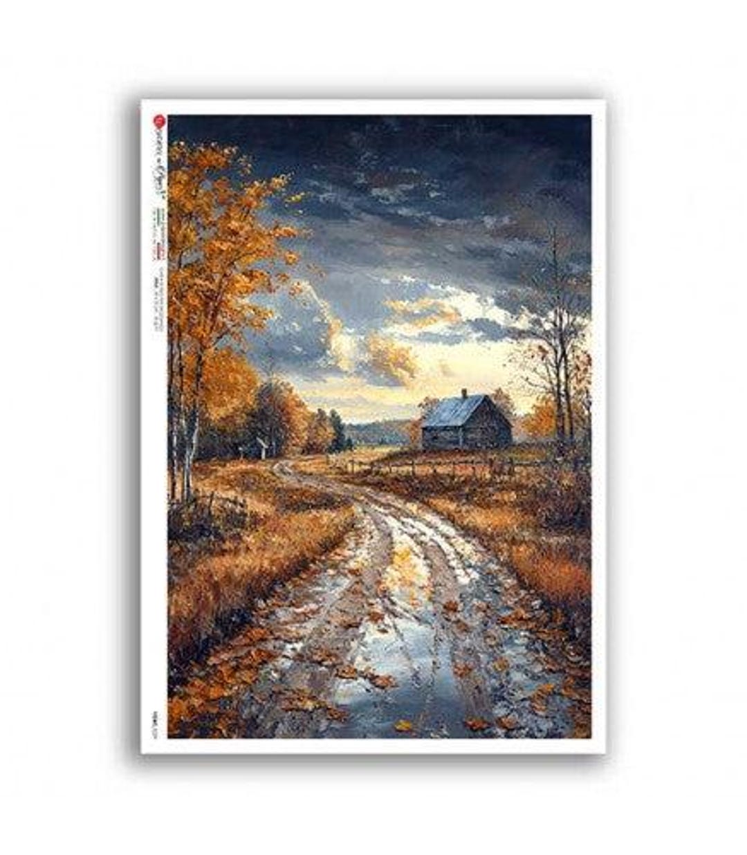 All Roads Lead Home | A4 Rice Paper | Paper for Decoupage | Paper ...