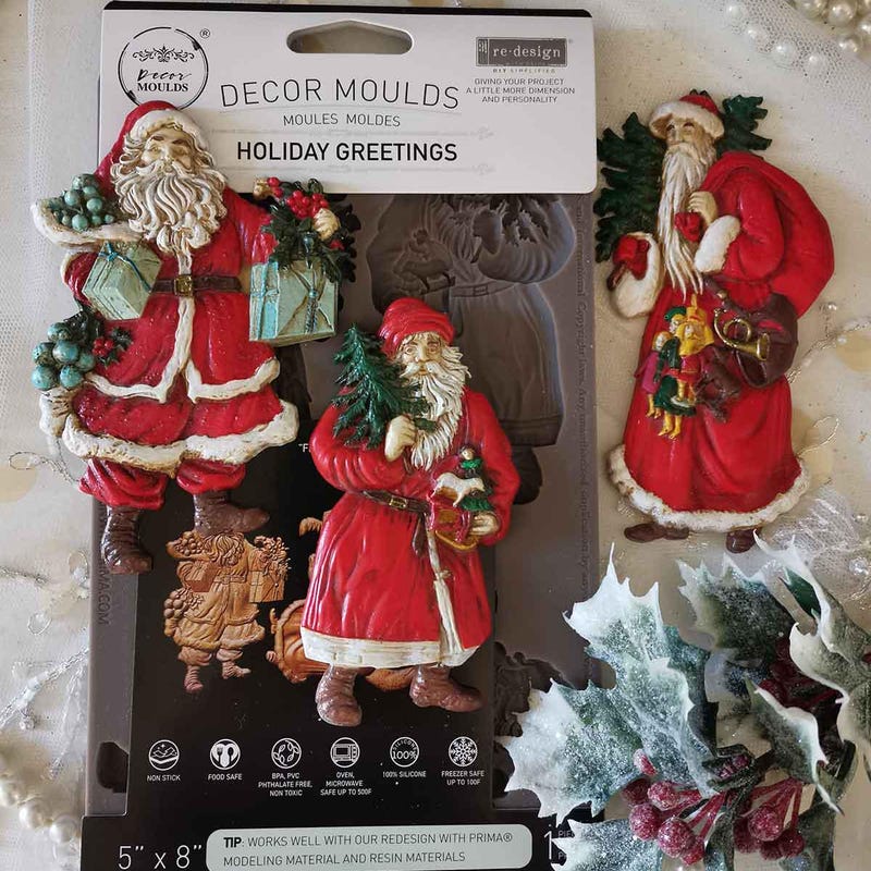 Santa Claus Silicone Molds - Etsy