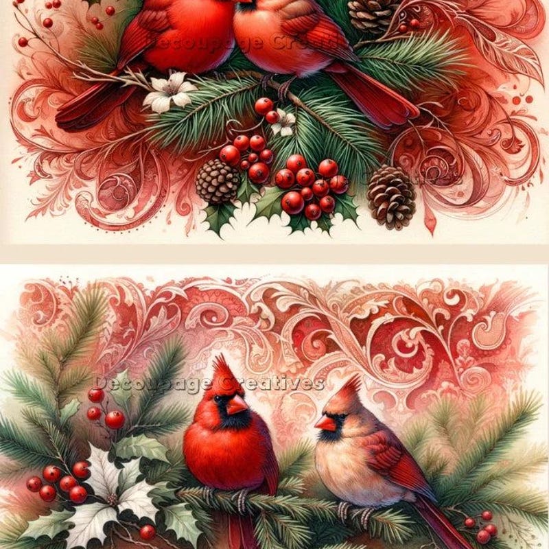 Christmas Rice Paper - Etsy