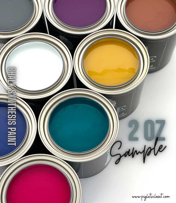 2oz Sample Chalk Synthesis Paint Wise Owl Paint Furniture | Etsy