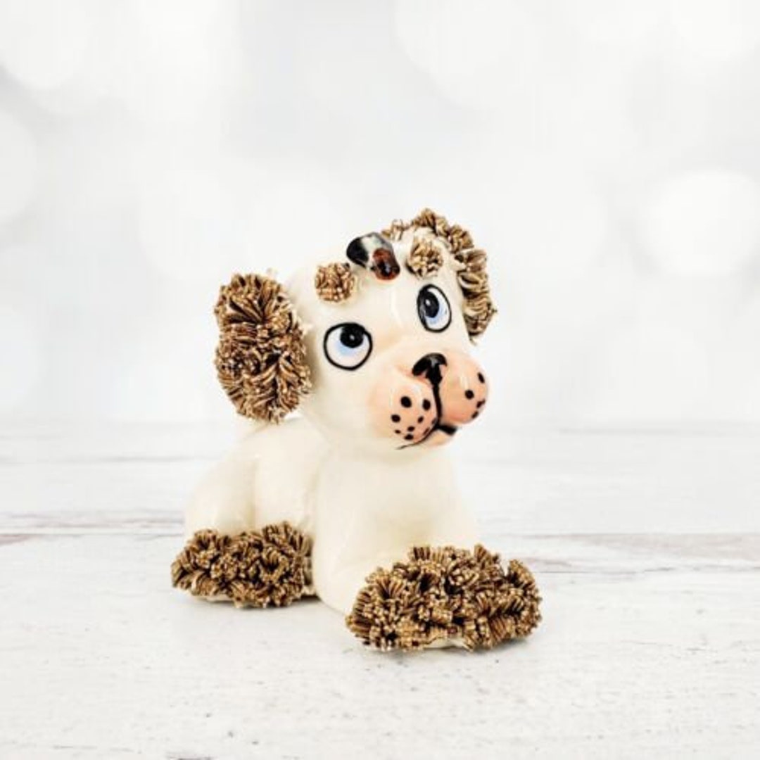 Vintage Lefton Anthropomorphic Spaghetti Poodle Bug on Nose Figurine ...
