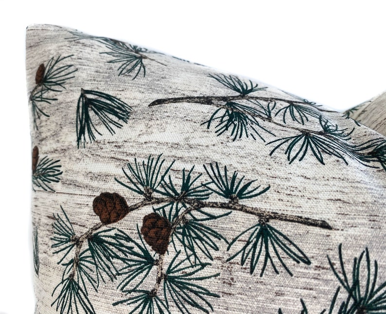 Pine Tree Pillow Cover: Holiday Winter Cushion Case - Etsy