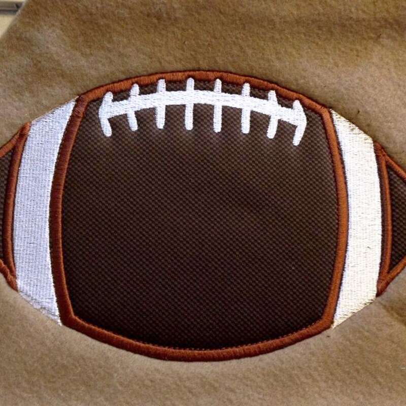Football Applique - Etsy