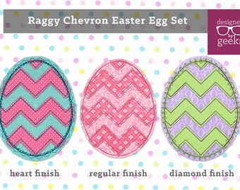 Chevron Easter Egg | Etsy