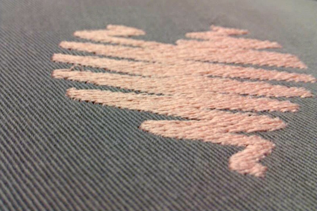 Scribble Heart Embroidery Design - Etsy