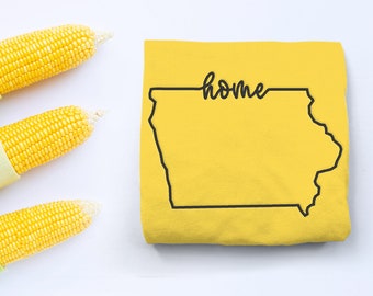 Iowa Home - Machine Embroidery Design, Iowa State Map Embroidery ...