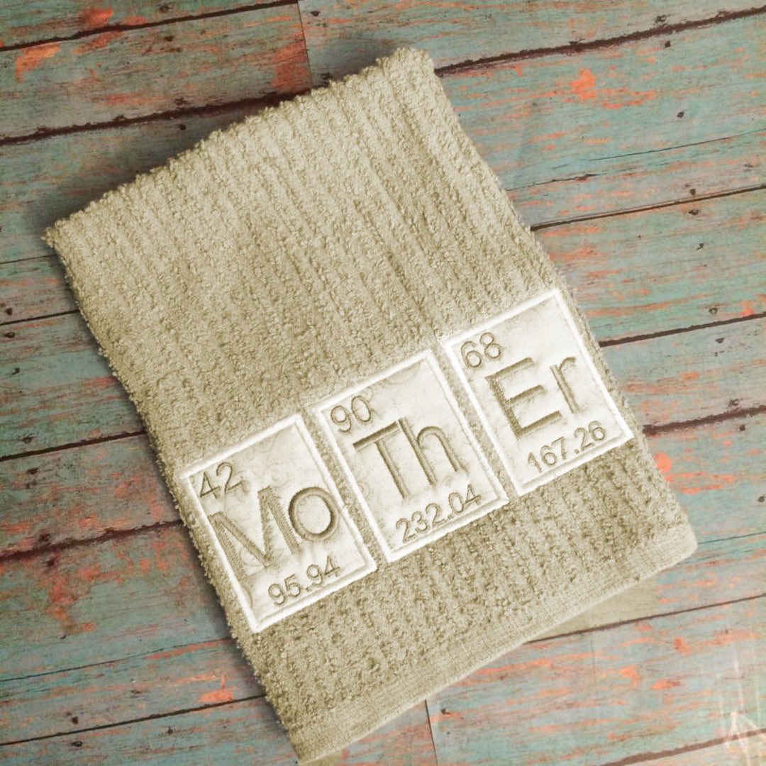 Periodic Table Mother Applique Embroidery Design - Etsy