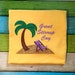Tropical Island Applique Embroidery Design - Etsy