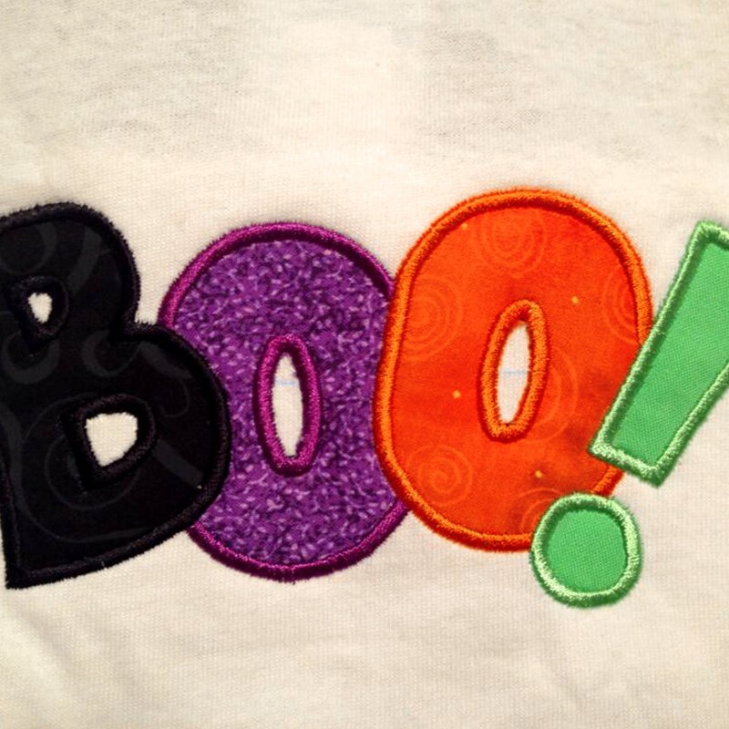 Boo Machine Embroidery - Etsy