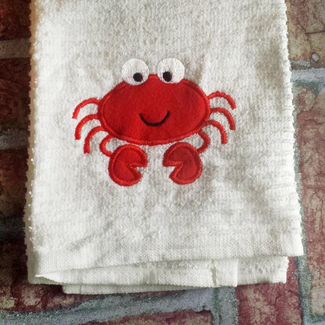 Cartoon Crab Applique Embroidery Design - Etsy