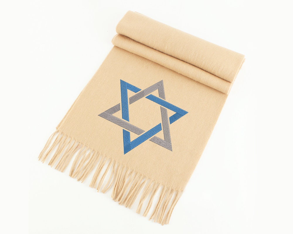 Star of David Fill Embroidery Design | Etsy