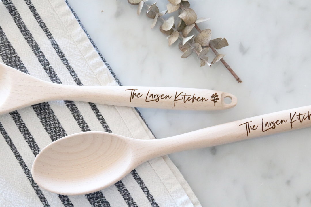 Custom Kitchen Spoon | Personalized Wooden Spoon | Engraved Spoon ...