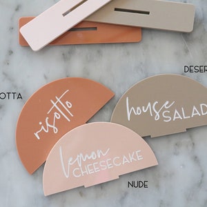 Acrylic Arch Food Buffet Sign | Acrylic Wedding Sign | Wedding Decor ...