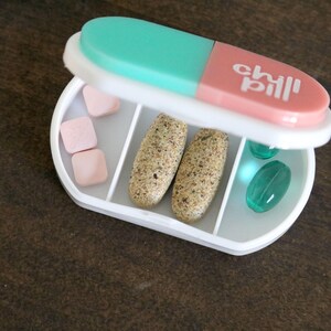 Custom Mini Pill Box | Stash Jar | Pill Organizer | Medicine Cabinet ...
