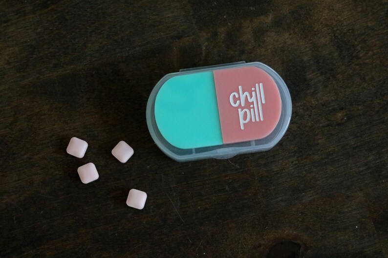 Mini Chill Pill Pill Box | Stash Jar | Pill Organizer | Medicine ...