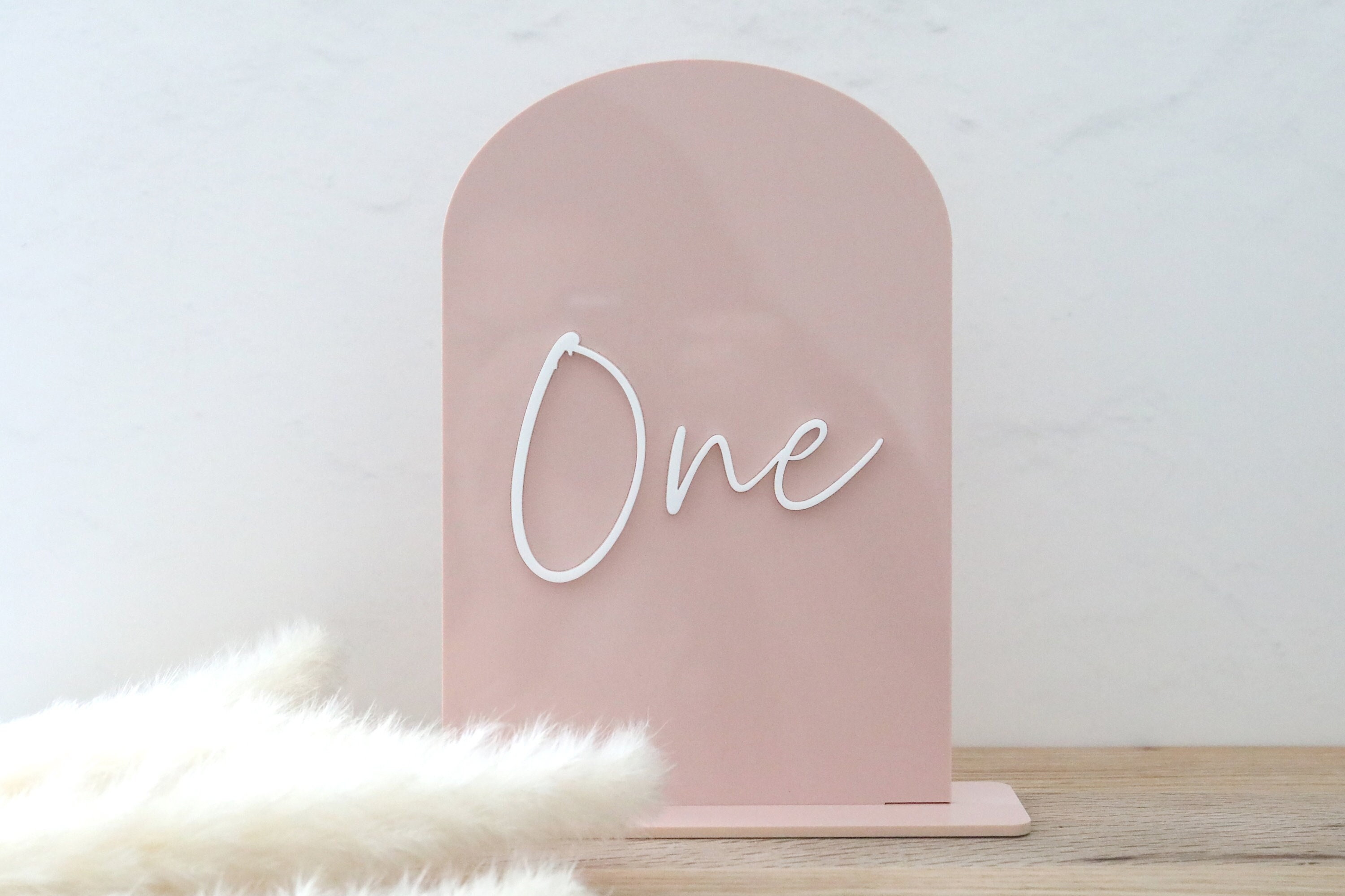 Acrylic Arch Table Number Signs | Acrylic Wedding Sign | Wedding Decor ...