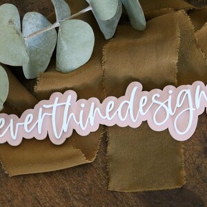 Acrylic 3D Social Media Watermark Business Sign | Small Business Sign ...