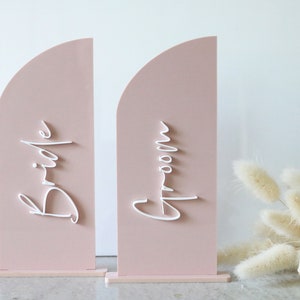Half Arch Head Table Sign | Mr. and Mrs. | Bride and Groom | Sweetheart ...