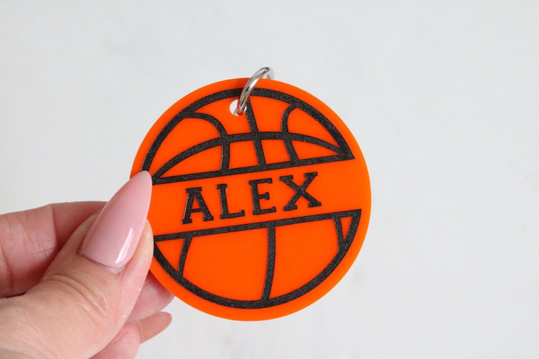 Custom Basketball Keychain | Personalized Keychain | Team Gift | End of ...