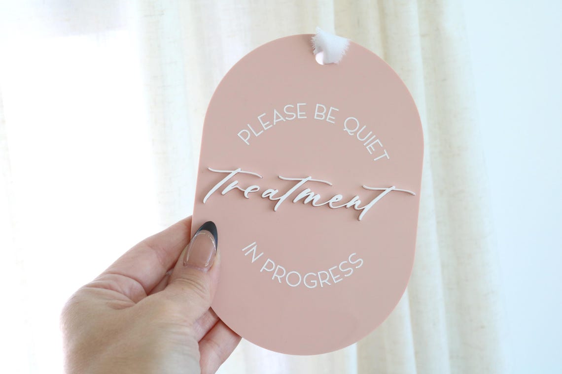 Custom Acrylic Do Not Disturb Sign | Salon | Office | Brow | Lash | Spa ...