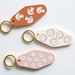 Colorful Retro Pattern Motel Keychain CHOOSE YOUR COLOR Back to School ...