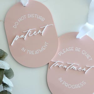 Custom Acrylic Do Not Disturb Sign | Salon | Office | Brow | Lash | Spa ...