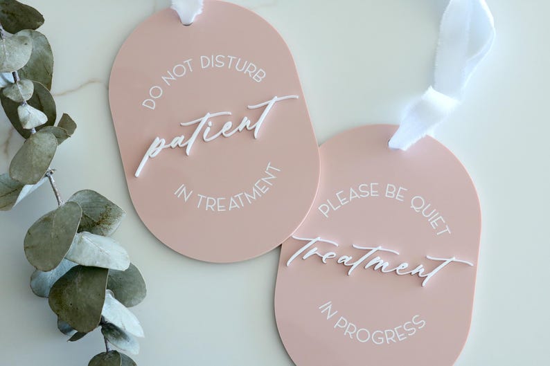 Custom Acrylic Do Not Disturb Sign | Salon | Office | Brow | Lash | Spa ...