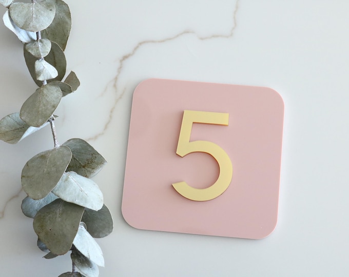 36” Acrylic Numbers - Etsy