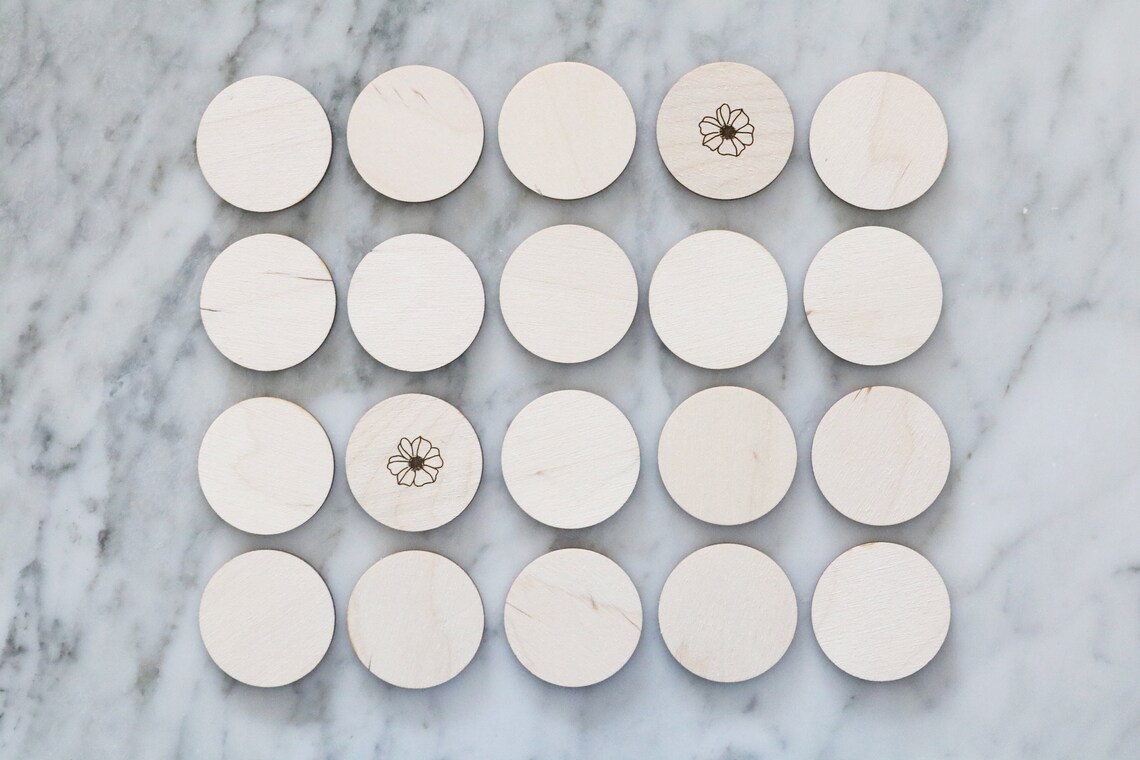 Wood Memory Game Set Matching Game Preschool Montessori - Etsy