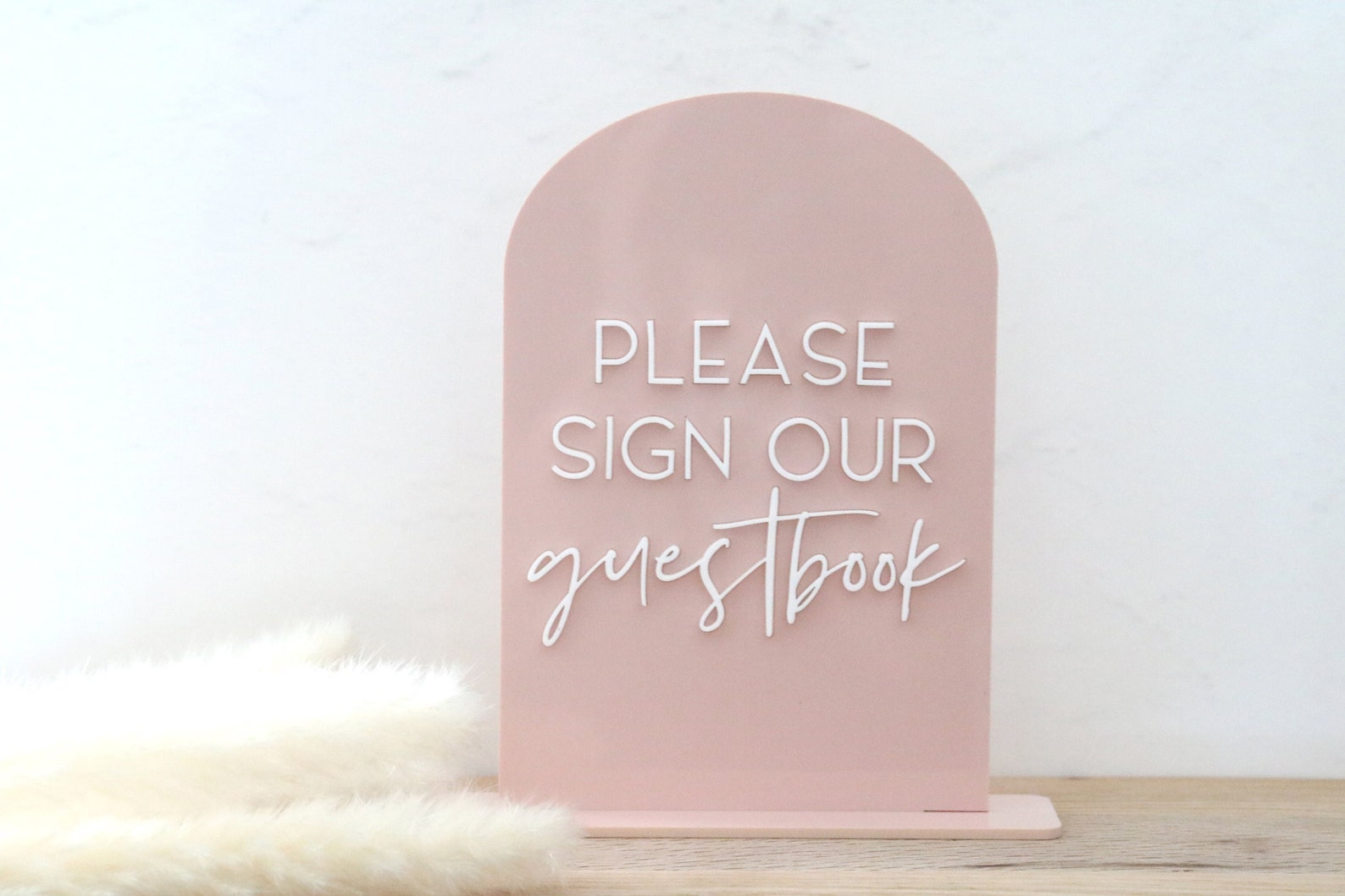 Acrylic Arch Guestbook Sign Acrylic Wedding Sign Wedding - Etsy