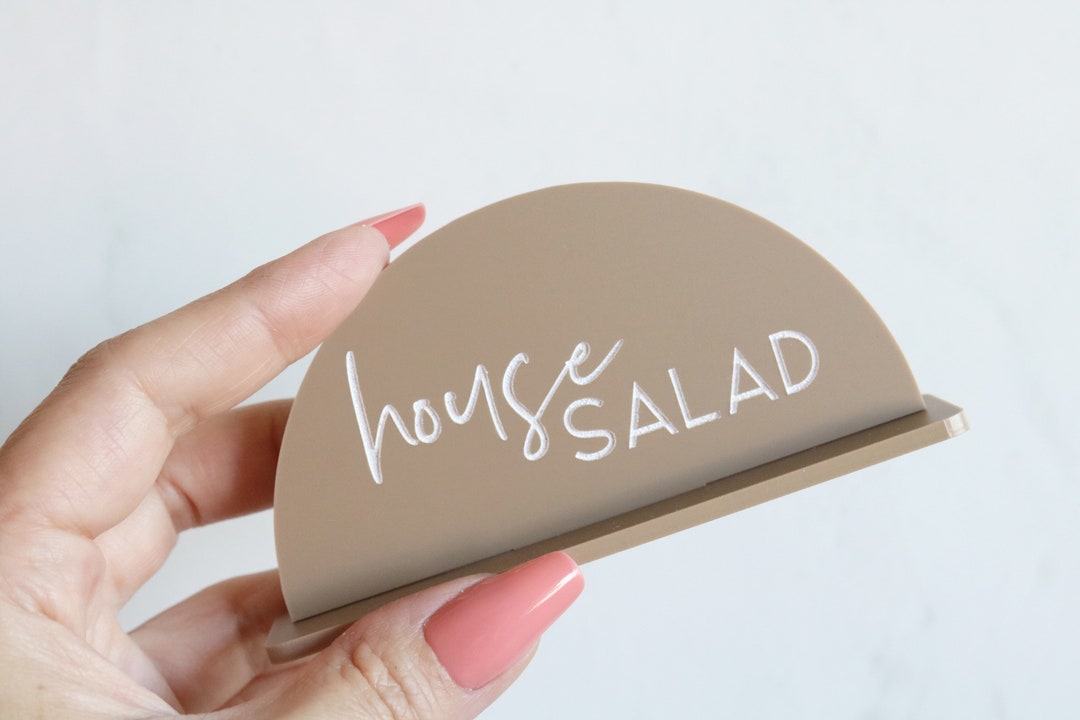 Acrylic Arch Food Buffet Sign | Acrylic Wedding Sign | Wedding Decor ...