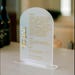 Acrylic Arch Bar Sign | Acrylic Wedding Sign | Wedding Decor | Arched ...