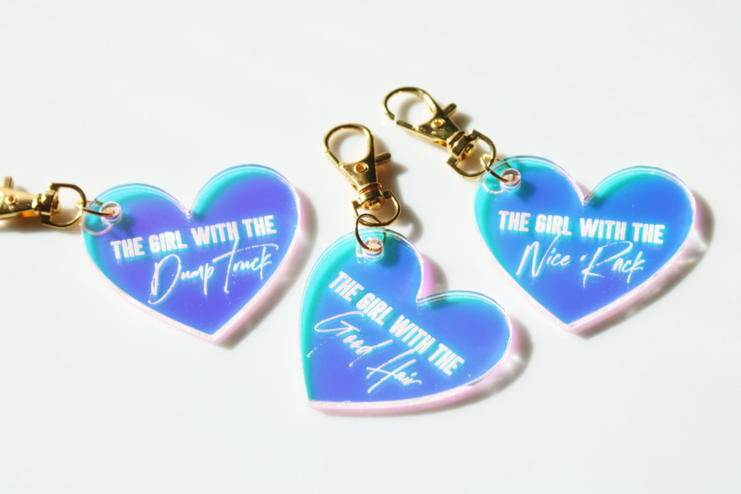 The Girl With the Keychain | CHOOSE YOUR DESIGN | Gift | Backpack | Key ...
