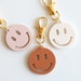 Colorful Happy Face Keychain | CHOOSE YOUR COLOR | Back to School ...