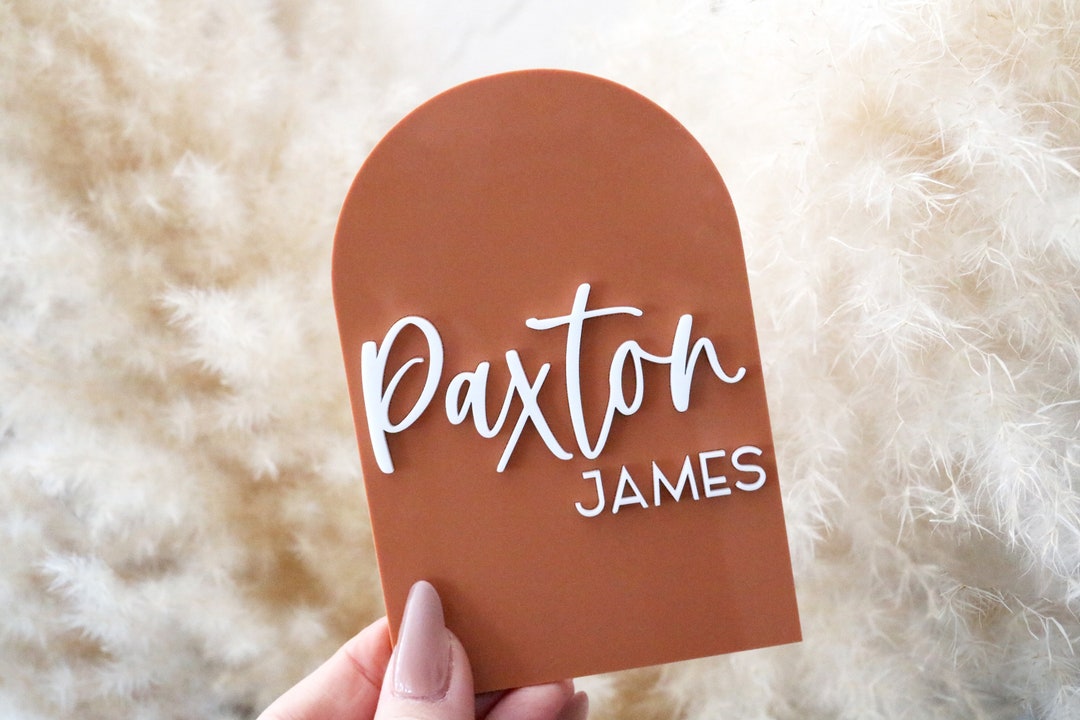 Custom Baby Name Sign | 3D | Announcement | Baby Introduction | Baby ...