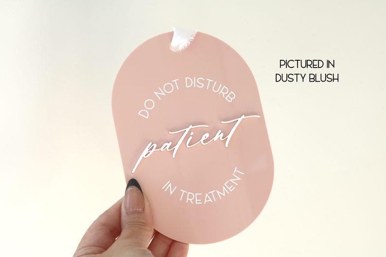 Custom Acrylic Do Not Disturb Sign | Salon | Office | Brow | Lash | Spa ...