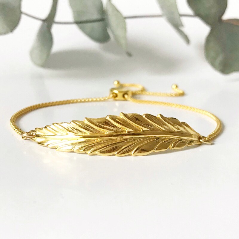 Feather Bracelet - Etsy