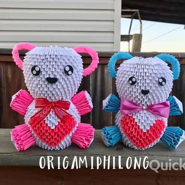 Origami Bear - Etsy