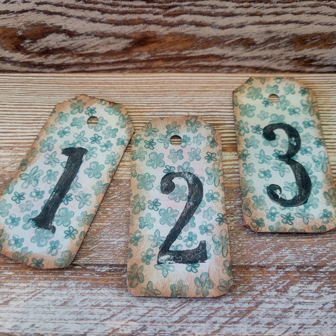Table Numbers, Rustic Wedding Reception Decor, Farmhouse Centerpieces ...