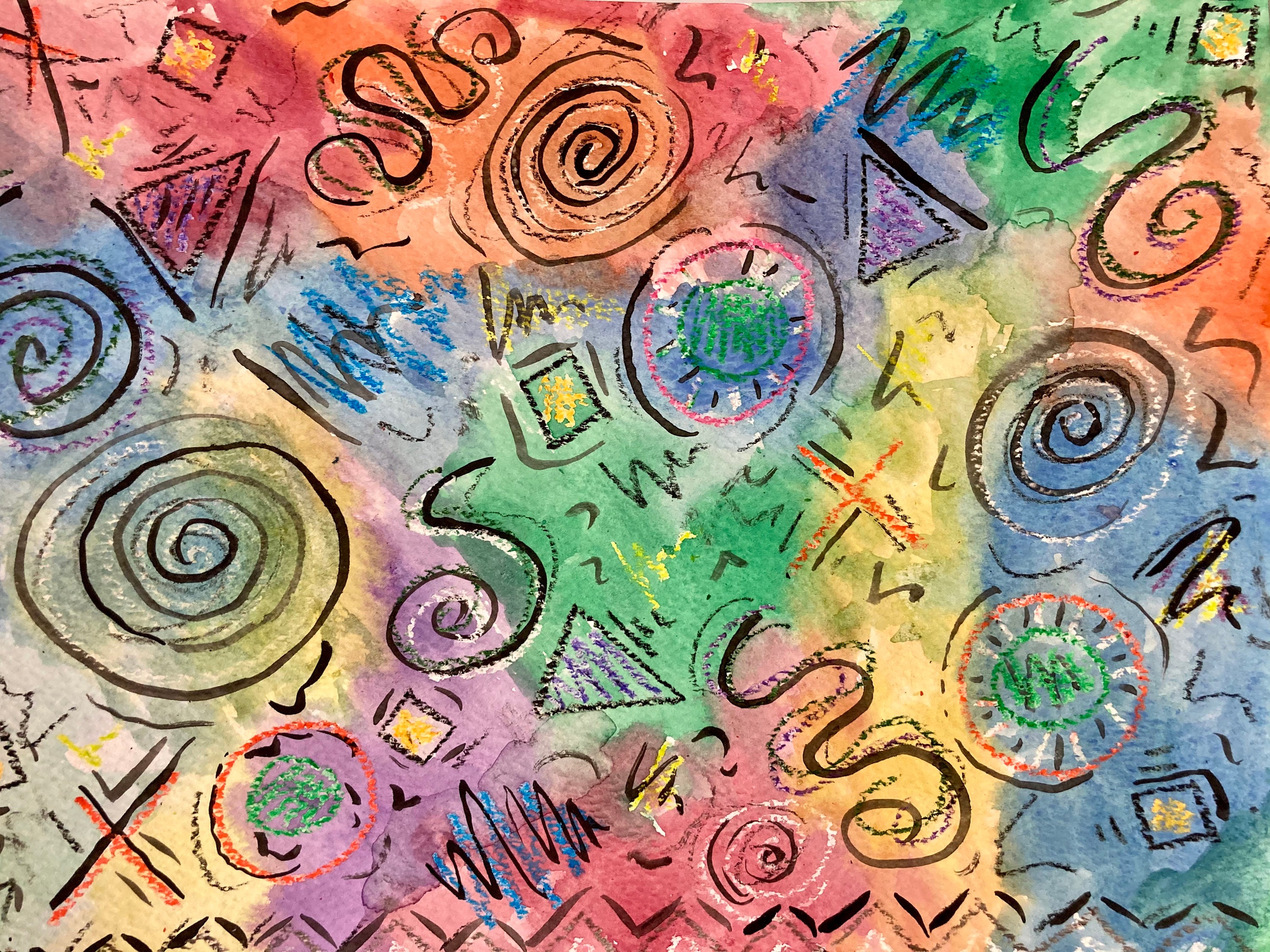 Funky Town Drawing