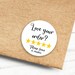 Love Your Order Packaging Stickers Postage Sticker Letter - Etsy UK