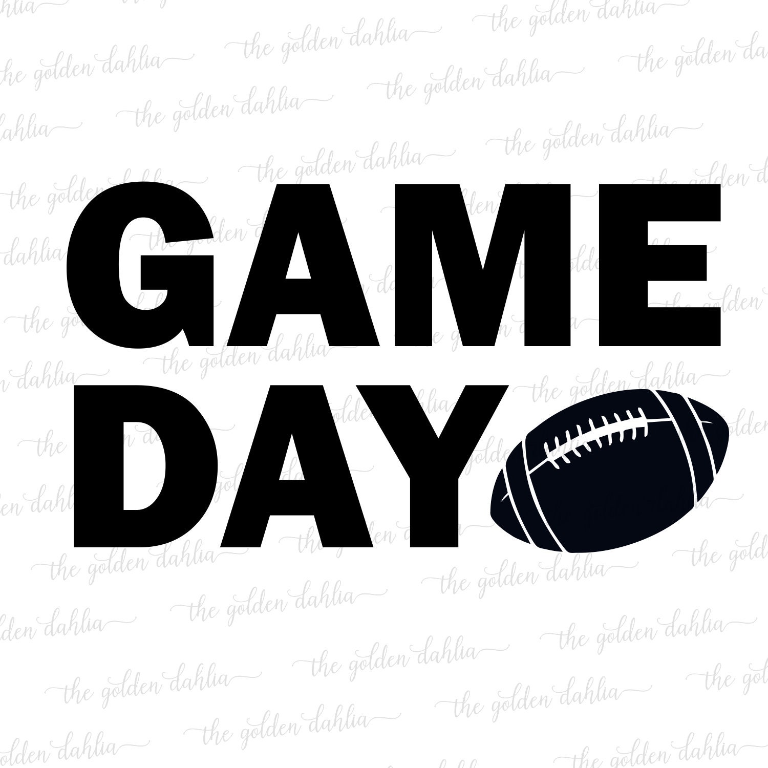 SVG Football Game Day Cut File Silhouette Cameo Cricut Digital - Etsy