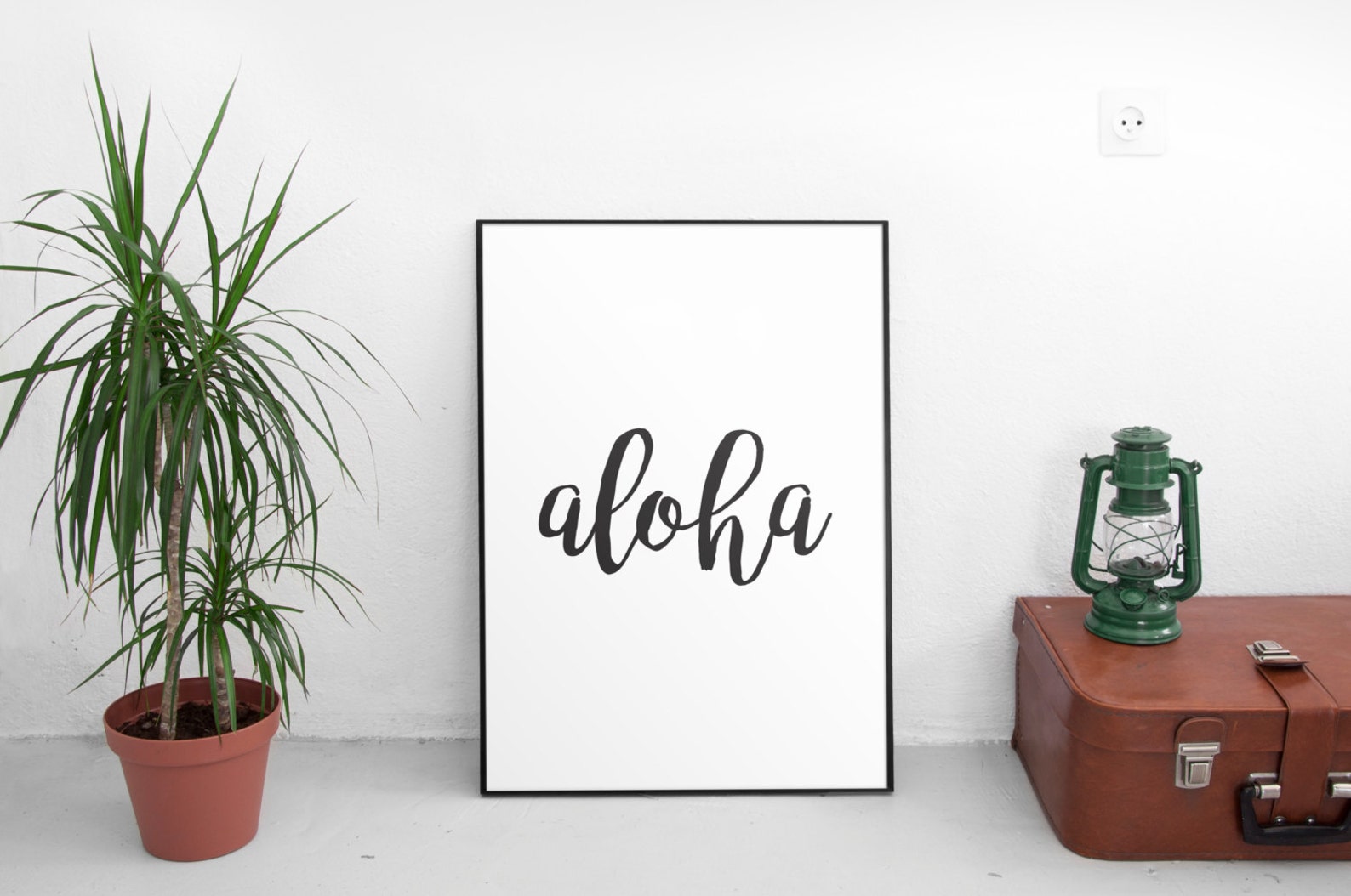 Aloha Print Aloha Wall Art Hawaii Print Digital Prints | Etsy