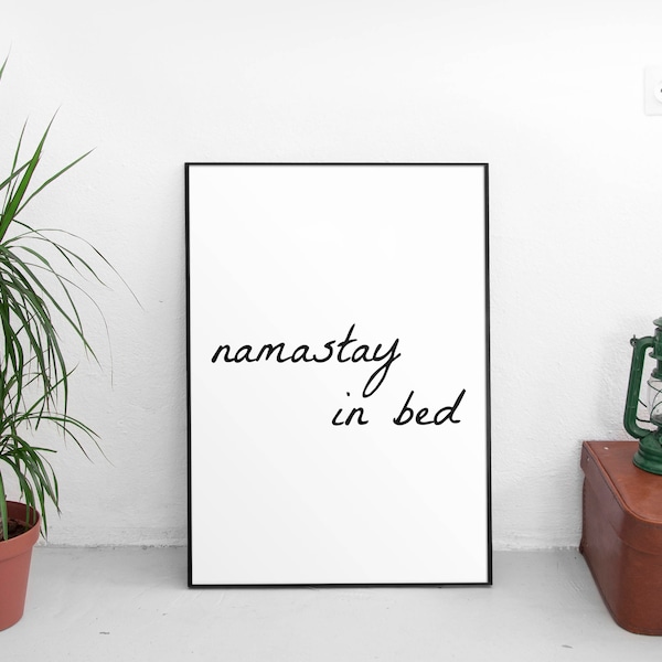 Namastay in Bed - Etsy