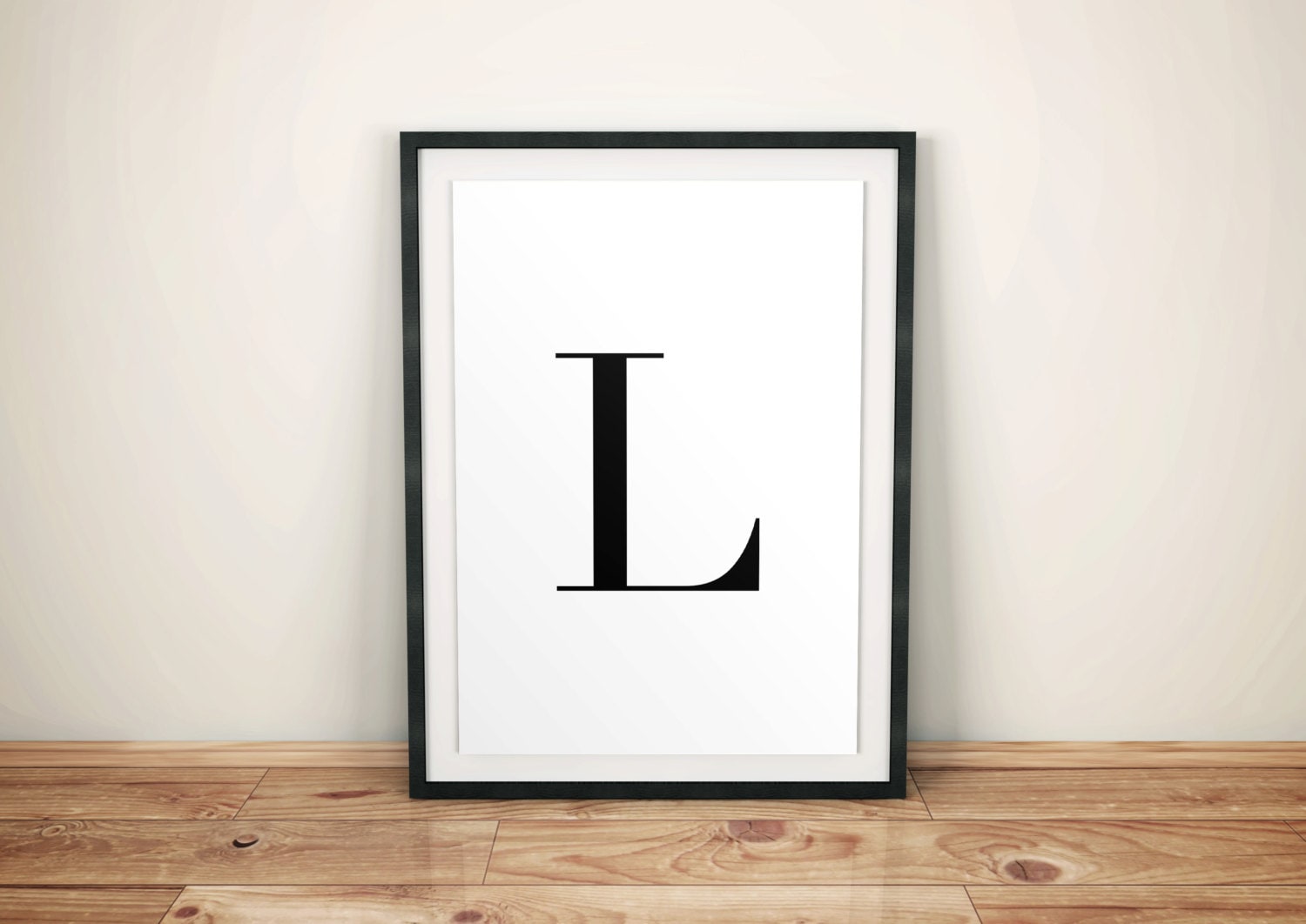 L Letter Print Wall Art Prints Printable Art Alphabet | Etsy