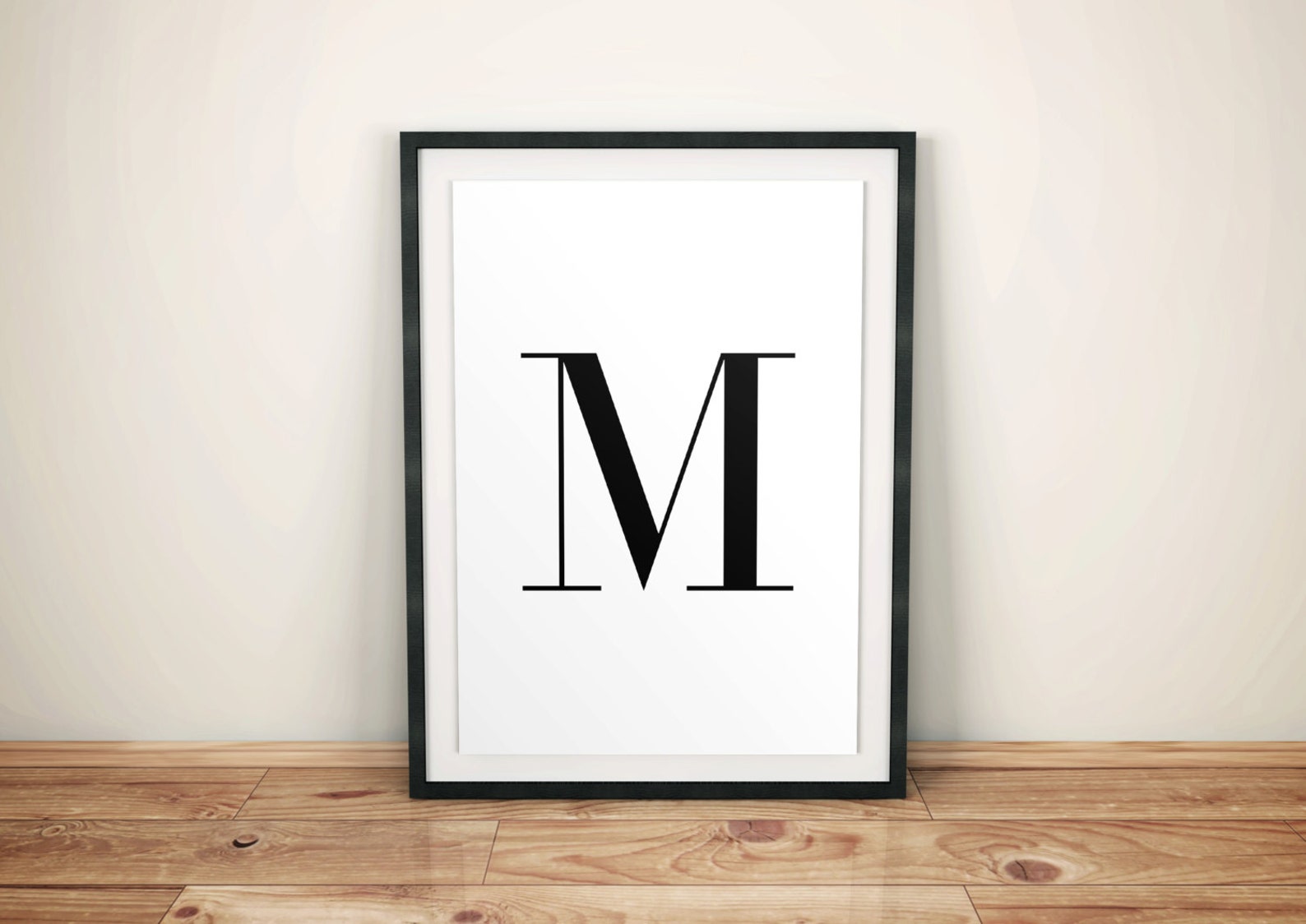 Printable Wall Art, Printable Art, M Letter Print, Wall Art Prints ...