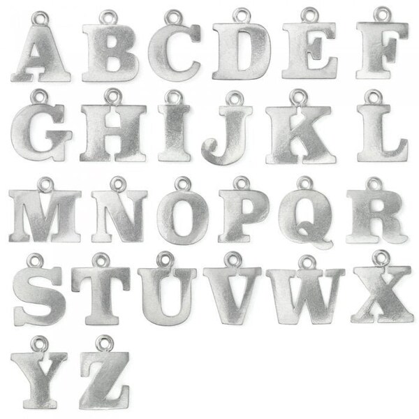Pewter Letters - Etsy
