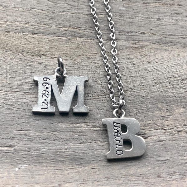 Pewter Letters - Etsy